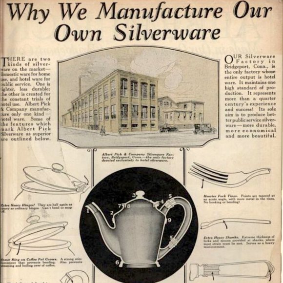 Albert Pick | Dining | Rare Antique A Pick Company Silverplate Pickle ...